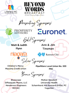 Breakfast Sponsor Sign | Literacy KC